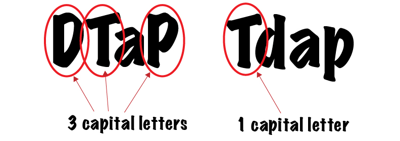 DTaP vs Tdap? | Searcy EM