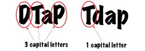 DTaP vs Tdap? | Searcy EM
