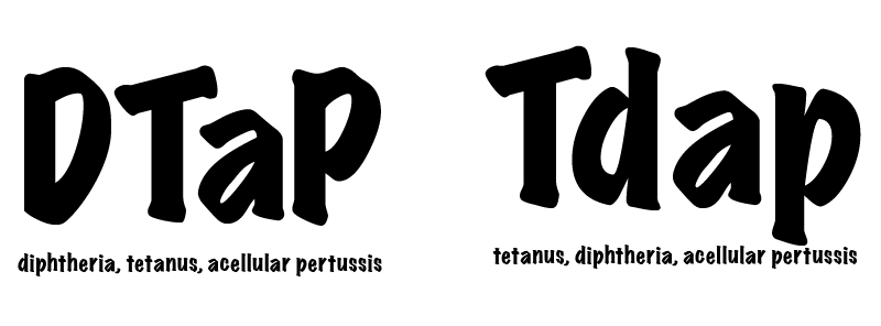 DTaP vs Tdap? | Searcy EM